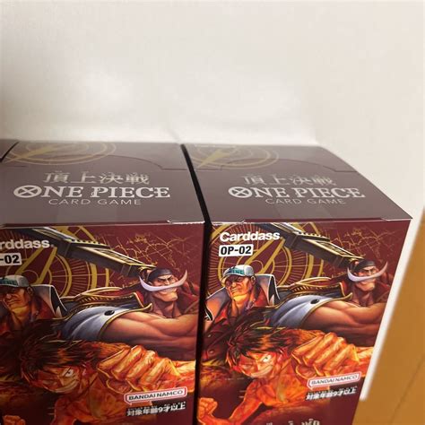 Yahooオークション Onepieceワンピースカードゲーム頂上決戦box
