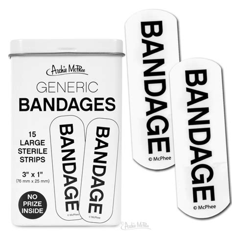 Archie Mcphee Generic Bandages Jumbo Jelly Bean Corp