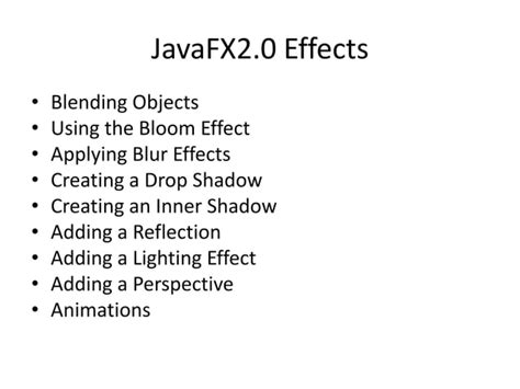 Java Fx An Introduction Ppsx Web Development Internet