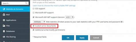 Cara Melakukan Setting Pada Halaman Custom Error Pages Di Plesk Hosting