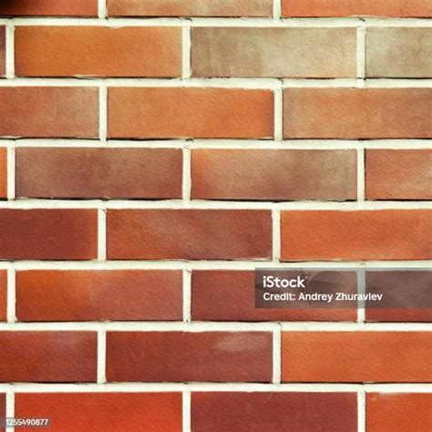 Tekstur Dinding Bata Merah Latar Belakang Bata Jahe Foto Stok Unduh