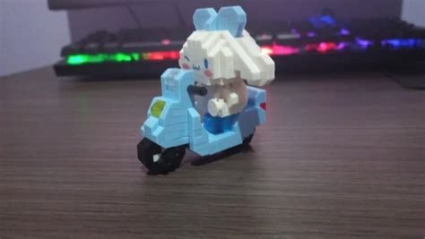 Sanrio Nano Building Block 3d Model Assembled Motorcycle Series Kyoota