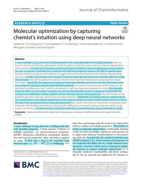 2103 Molecular Optimization By Capturing Chemists Intuition Using Deep