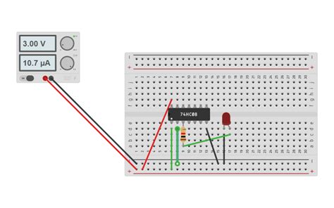 Circuit Design And Gate Tinkercad
