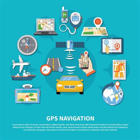 Gps Navigation System Background 2328633 Vector Art At Vecteezy