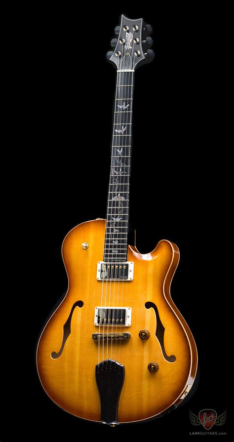 Prs Private Stock 5996 Singlecut Archtop Natural And Tiger Eye 246