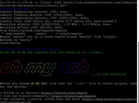Zsh 및 Oh My Zsh 설치