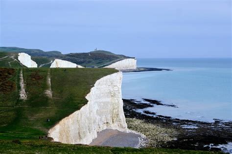 Premium Photo White Chalk Cliffs Seven Sisters National Park