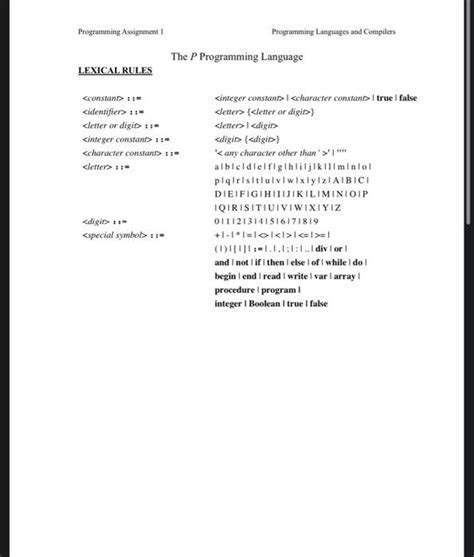Solved 1 Use Lex Or Flex And Yace Or Bison To Implement Chegg