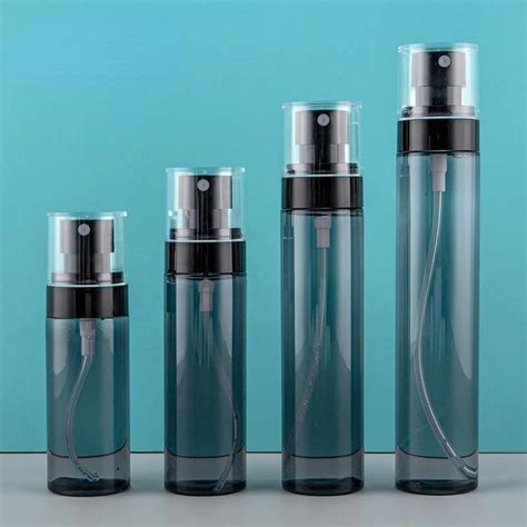 60ml 80ml 100ml 블랙 스프레이 병 미세 미스트 서브 보틀링 분무 여행용 휴대용 소형 스프레이 병