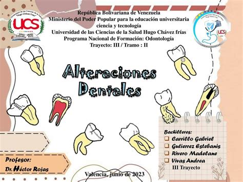 Alteraciones Dentales Gabriel Carrillo UDocz