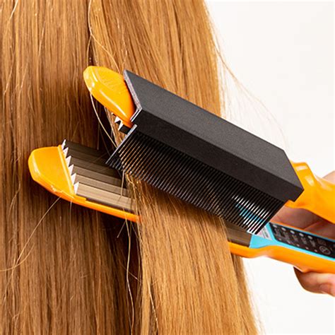 Dianhelloya Straightening Comb V Shape Anti Static Dense Comb Teeth
