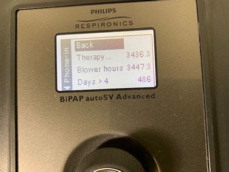 Used RESPIRONICS Philips System One BiPAP AutoSV Advanced 960P Bi Level