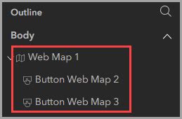 How To Create Button Navigation For Multiple Map Widgets In ArcGIS