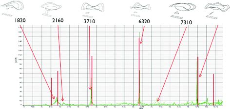 FRF And Mode Shape Of The Experimental Set Up With Contact Between The Download Scientific
