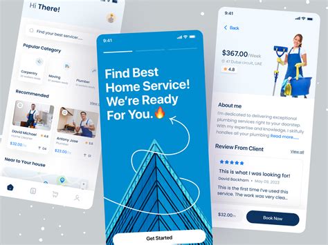 Home Cleaning Service App Ui By Ofspace Uxui On Dribbble