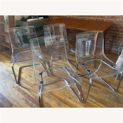 Ikea Tobias Acrylic Chairs 4 Aptdeco