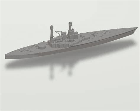 1 700 Scale Uss South Dakota Bb 49 Class Never Built Stl 3d Model By Billsshapewaysmodels On
