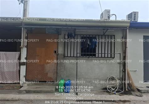 Lot 25 Blk 02 Empresa Homes San Fernando Calulut City Of San Fernando