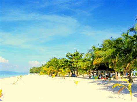 A Sunny Day In Kalanggaman Island Near Palompon Leyte Philippines
