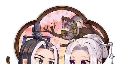 劍網參 非商業委託‧窗戶模板系列lli 劍俠情緣參 祁進x谷之蘭 瑪莉水のイラスト Pixiv