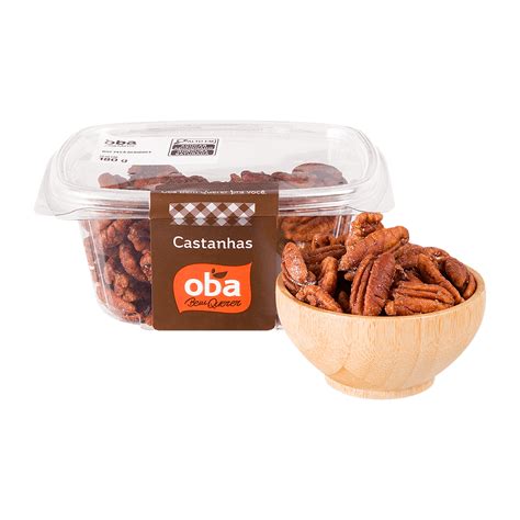 Nozes Pecan Agridoce Oba Bem Querer 180g Oba Hortifruti