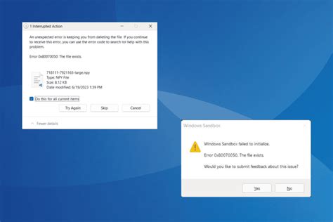 Fix Errorfileexists Code 80 0x50