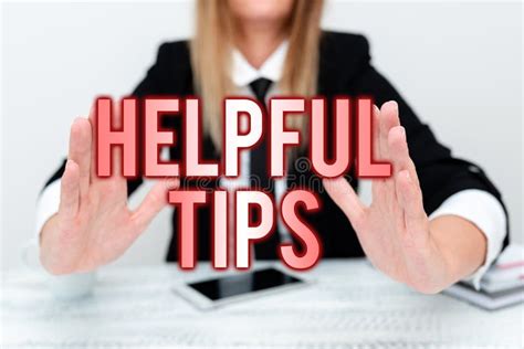 Handwriting Text Helpful Tips Internet Concept Useful Secret