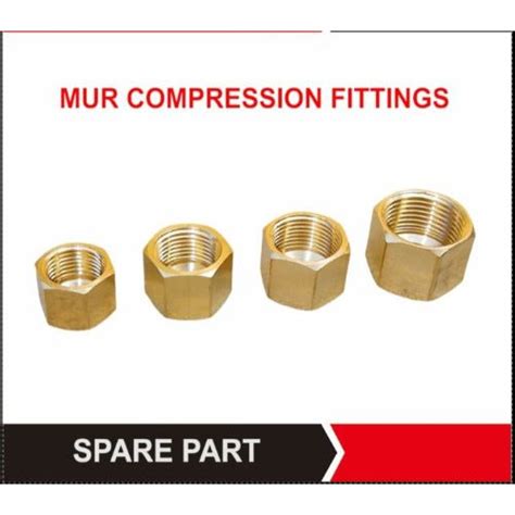 Jual Mur Untuk Compression Fittings Sambungan Pipa Tembaga 1 8