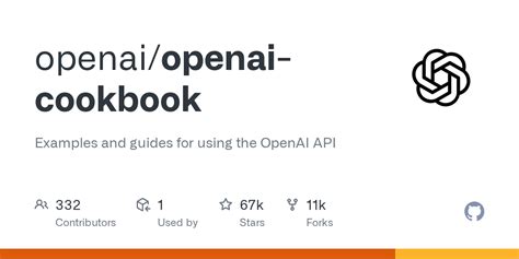 Github Openaiopenai Cookbook Examples And Guides For Using The Openai Api
