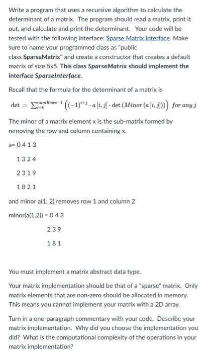 Solved Write A Program That Uses A Recursive Algorithm To