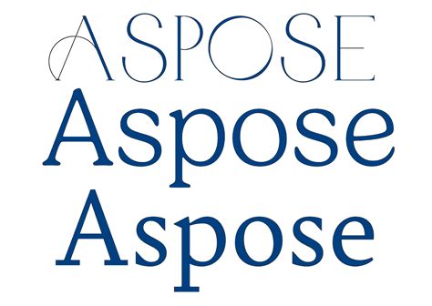 base de connaissances sur les polices serif aspose font