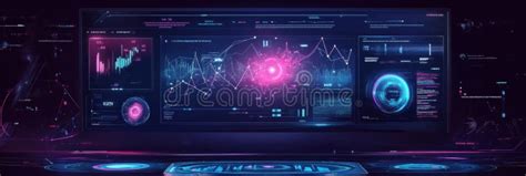 Exploring the Future of AI Analytics with Glowing Dashboards and ...