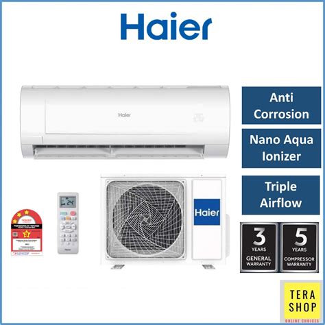 Haier HSU 10LPB23 1HP HSU 13LPB21 1 5HP R32 Non Inverter Nano Aqua