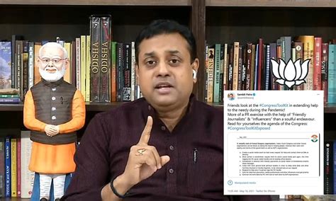 Amid Congress Toolkit Row Twitter Flags Bjp Spokesperson Sambit