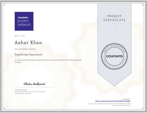 Azhar Qasim On Linkedin Coursera Typescript Webdevelopment