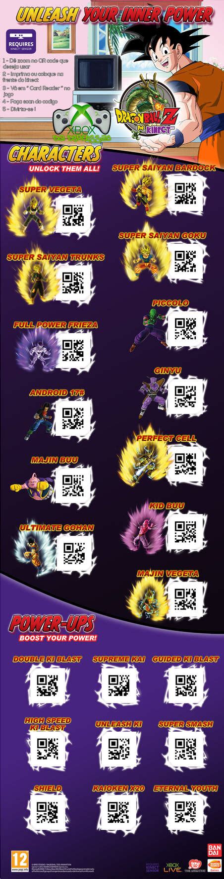 Qr Codes Dragon Ball Z For Kinect By Kaauer On Deviantart