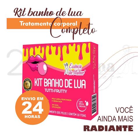Kit Banho De Lua Profissional De Tutti Frutty Banho De Lua