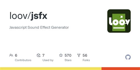github loov jsfx javascript sound effect generator