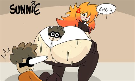 Rule 34 1boy 1girls Ass Brappycatty Character Print Eyes Popping Out