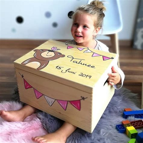 Erinnerungskiste Baby Erinnerungsbox Spielzeugkiste Etsy de Идеи