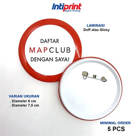 Pin Peniti Lingkaran Diameter 75 Cm Intiprint
