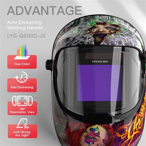 Yeswelder Auto Darkening Welding Helmet Review Rickys Welding Equipment