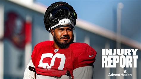 Buccaneers Falcons Injury Report Oct 18 Vita Vea Limited On Wednesday