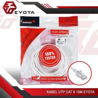 Jual Jual Kabel LAN UTP CAT6 10m RJ45 Eyota Siap Pakai Abel LAN