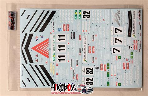 1 24 Toyota Altezza Macau Guia Advan Decals Fujimi SK 24039 S K