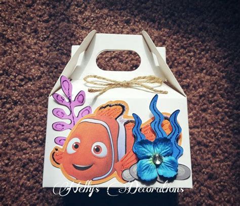 Finding Nemo Mini Gable Boxes Set Of 10 Mini Favor Boxes Nemo Gable Boxes Favor Boxes