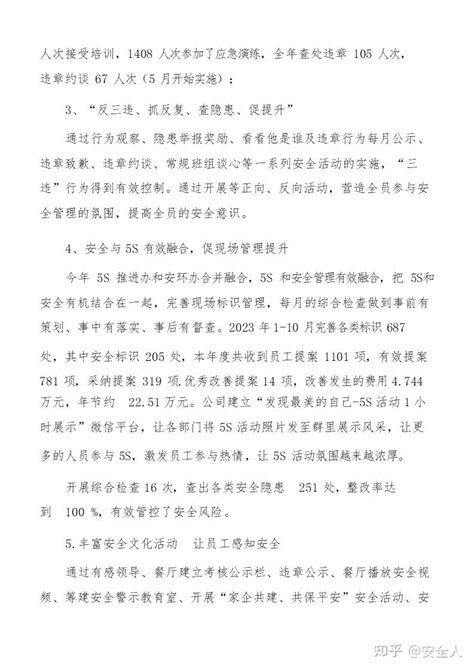 【615】2023年终安全工作总结10篇 知乎