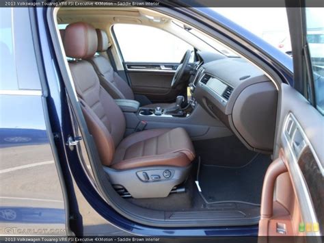 Saddle Brown Interior Photo For The Volkswagen Touareg VR FSI Executive XMotion