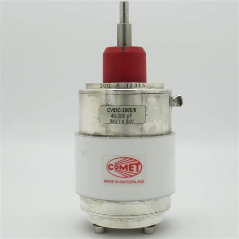Cv05c 200e8 Comet 8kv 40 200pf Vacuum Variable Capacitor Used
